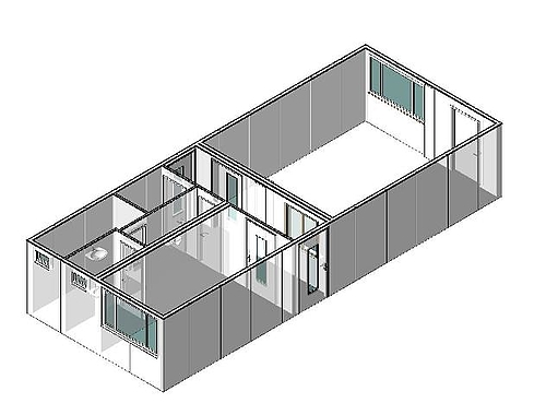 Corona-Testzentren aus Raumsystemen | Zeppelin Rental